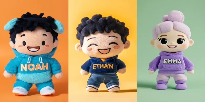 Plush Pals Personalized Sporty Dolls Generator App | PromptBase
