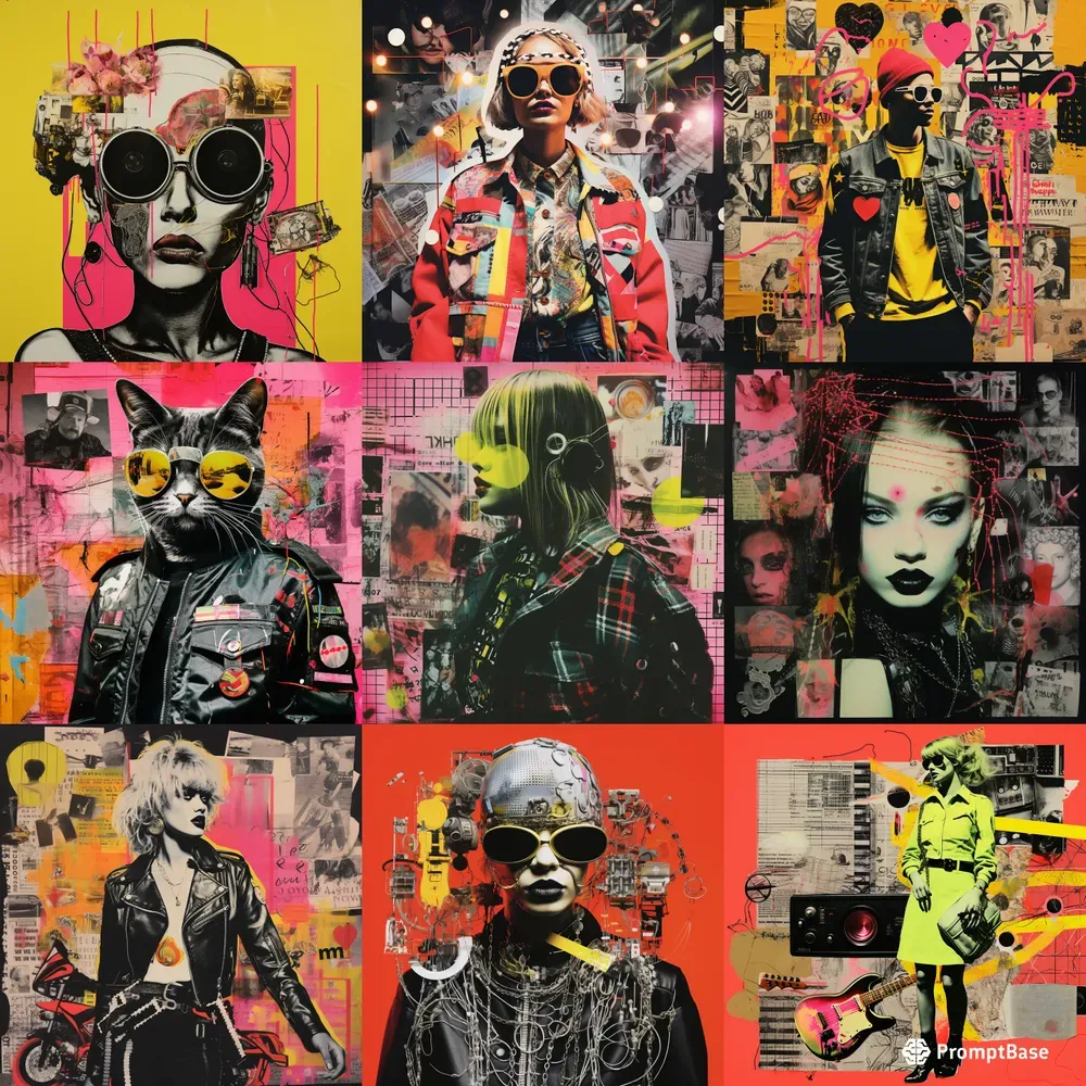 DIY Punk Aesthetics Midjourney Prompt | PromptBase