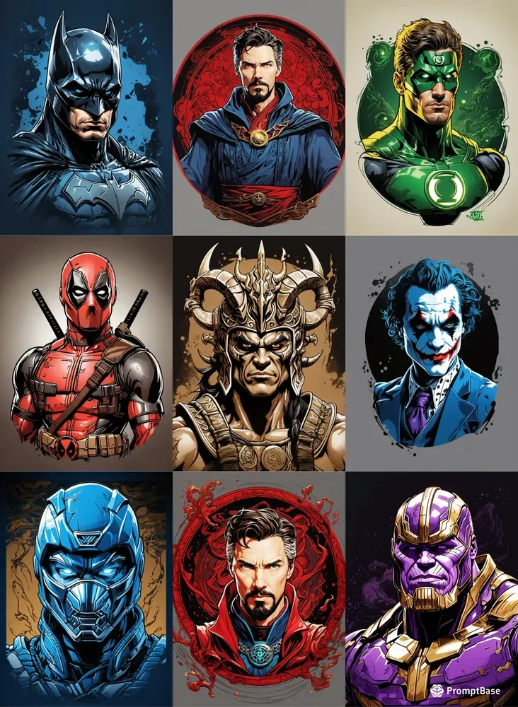 Minimalist Character Portraits Leonardo Ai Prompt | PromptBase