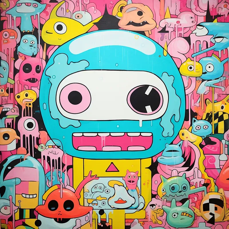 Impressive Cartoon Style Drawings Midjourney Prompt | PromptBase