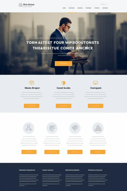 Professional Website Designs Midjourney Prompt | PromptBase