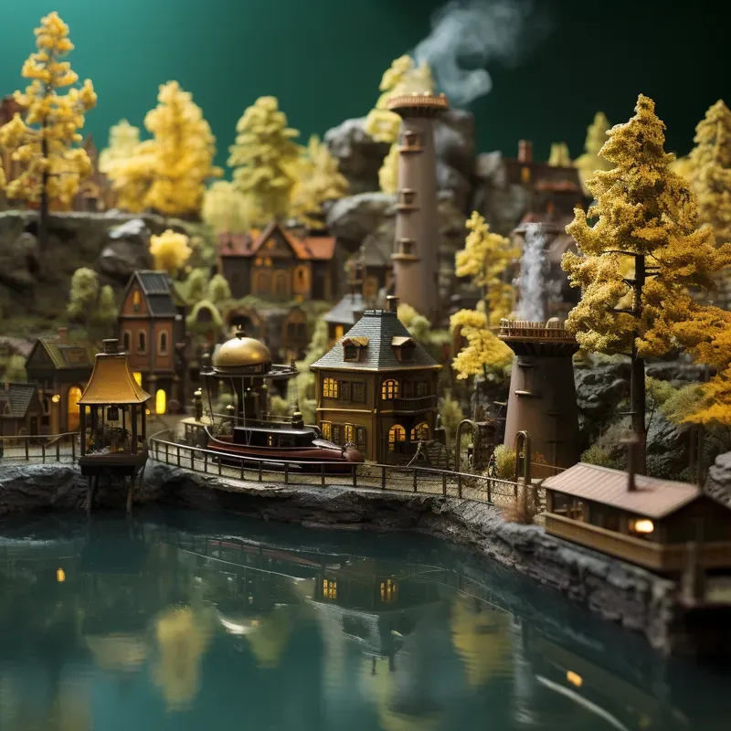 Miniature Worlds Midjourney Prompt | PromptBase