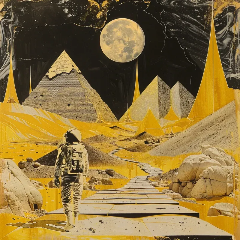 Cosmic Music Album Covers Midjourney Prompt | PromptBase