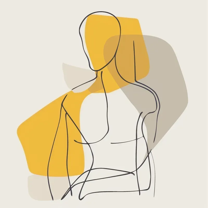 Simple Vector Line Art Drawings Midjourney Prompt | PromptBase