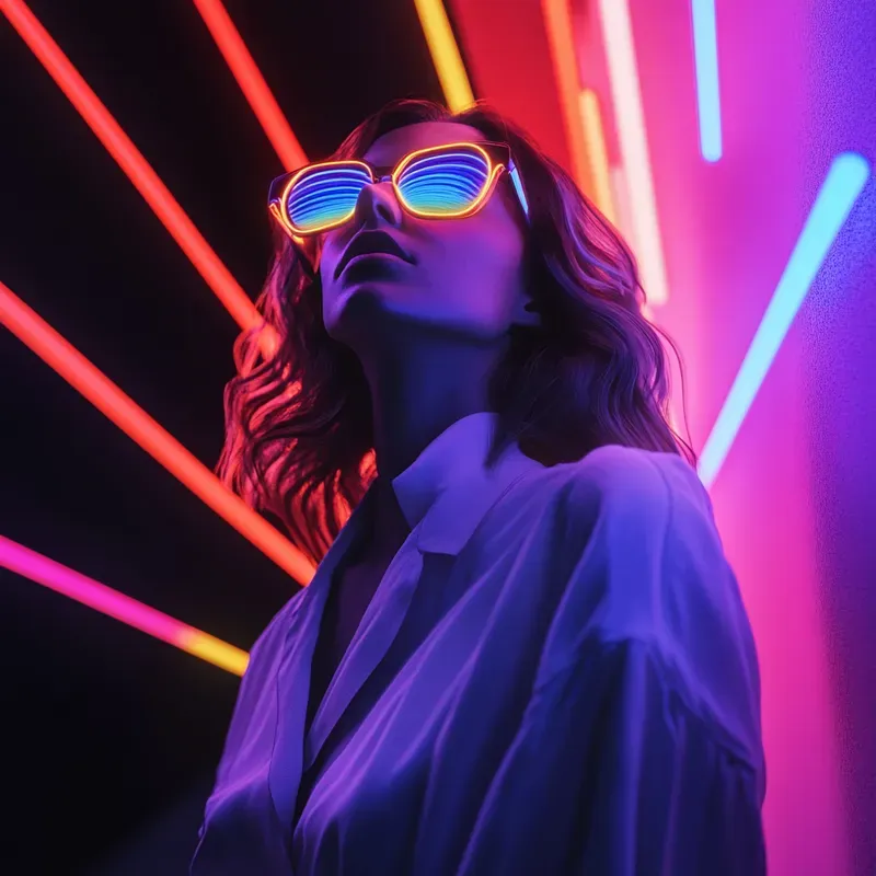 Neon Octane Renders Midjourney Prompt | PromptBase