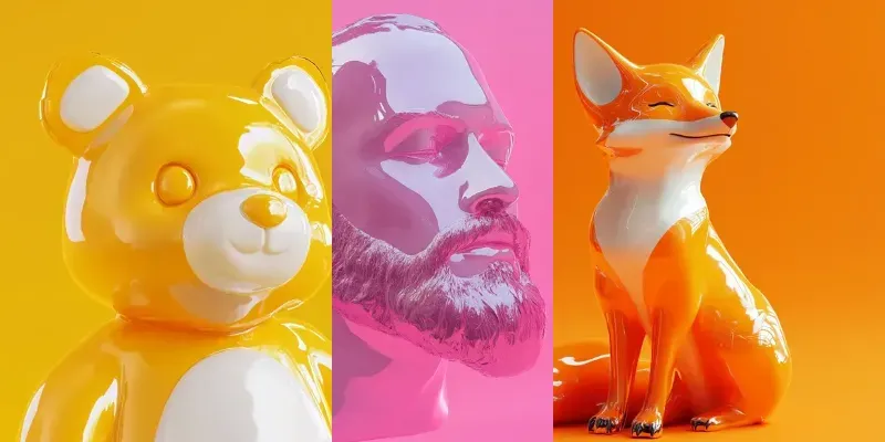 Plastic Sculptures Generator App | PromptBase