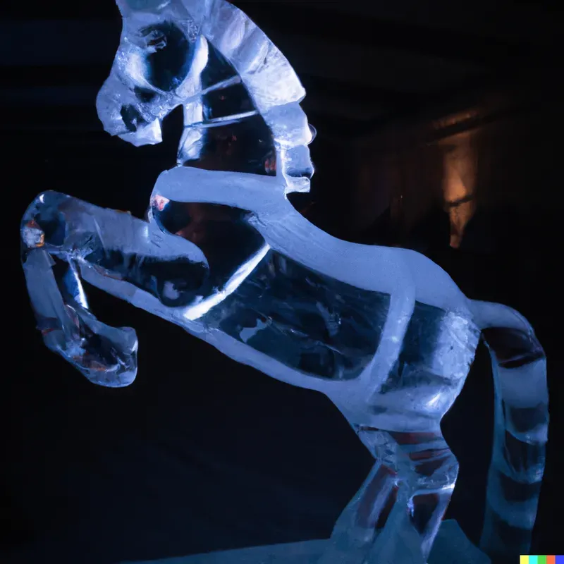 Ice Sculpture DALL·E Prompt | PromptBase