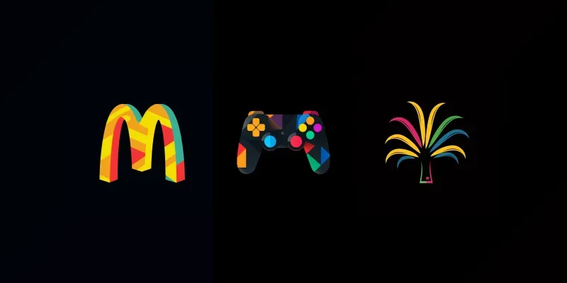 Bright Colored Logos Midjourney Prompt | PromptBase