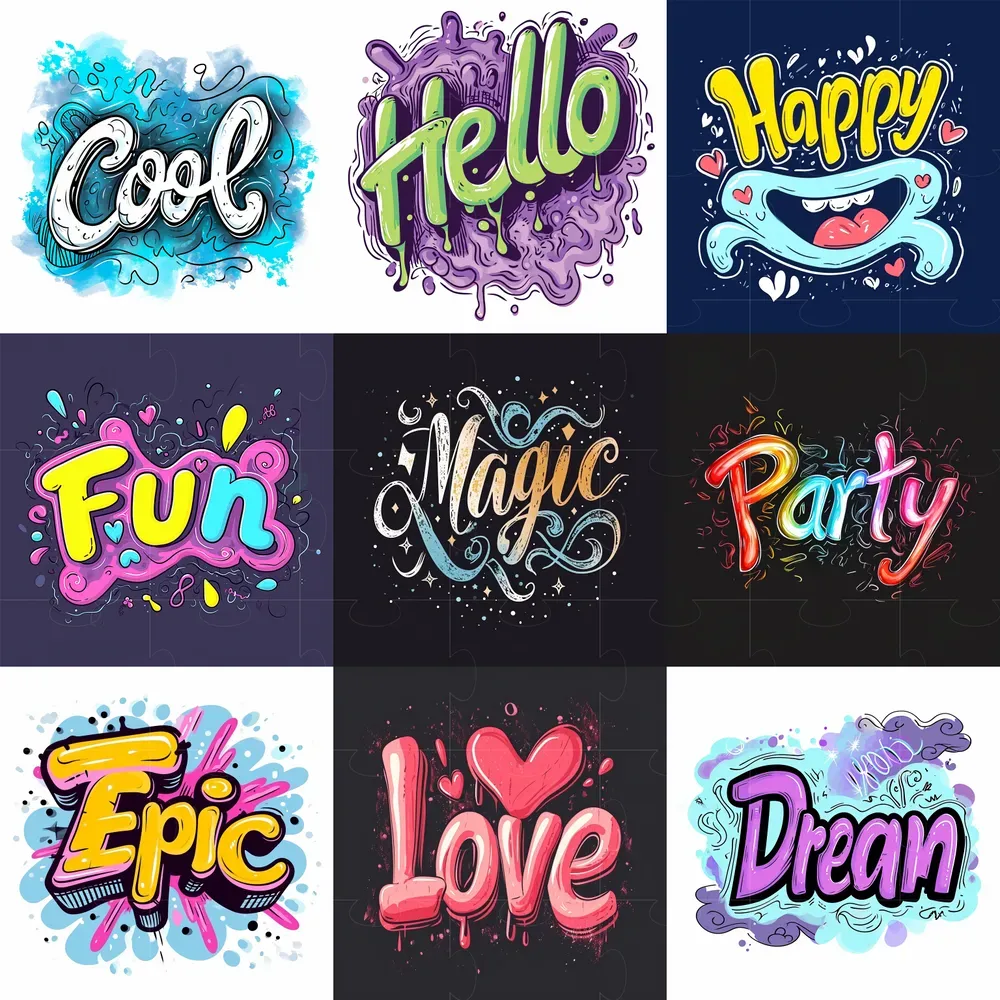 Hand Drawn Expressive Letters Midjourney Prompt | PromptBase