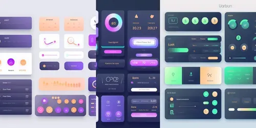 Modern Website And Software Ui Designs Midjourney Prompt | PromptBase