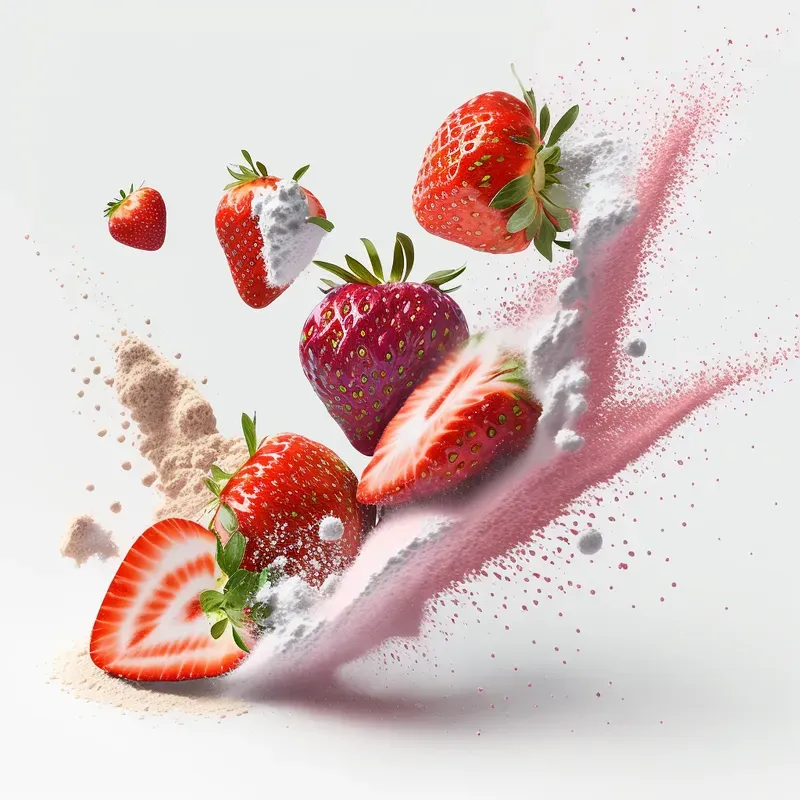 Exploding Fruits And Vegetables Midjourney Prompt | PromptBase