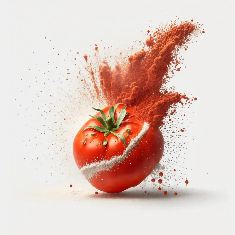 Exploding Fruits And Vegetables Midjourney Prompt | PromptBase