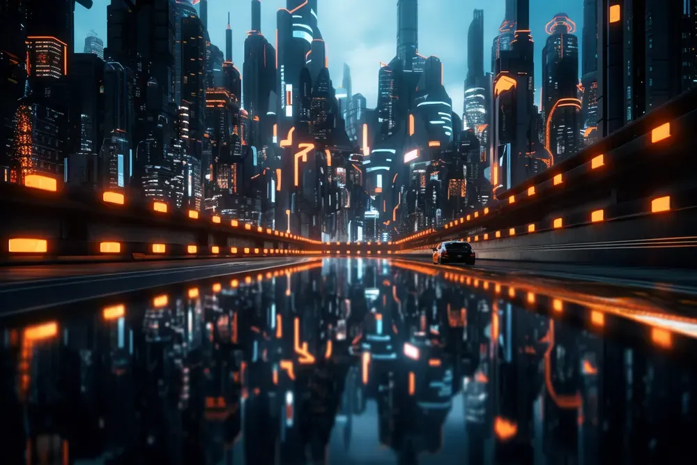 Tron Art Midjourney Prompt | PromptBase