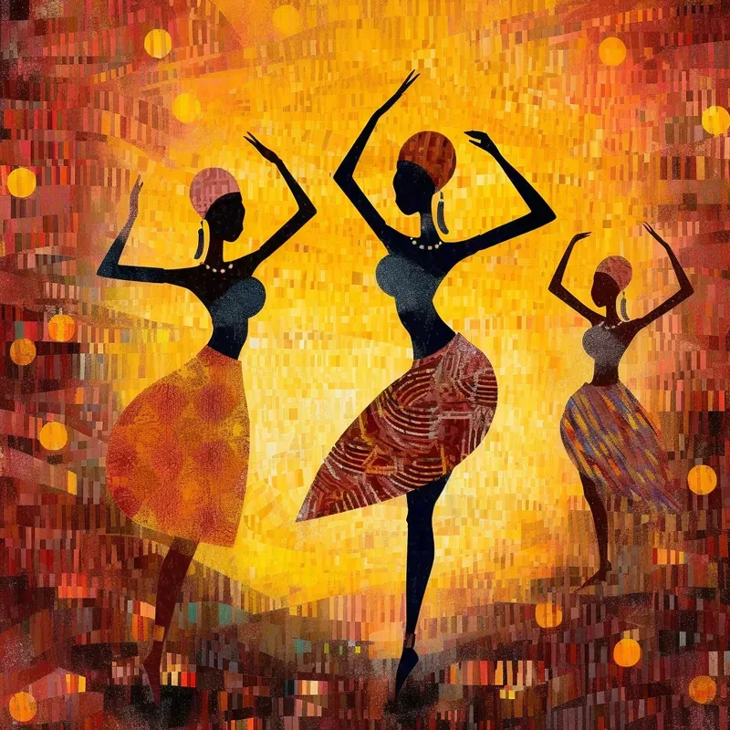 African Abstract Art Midjourney Prompt | PromptBase