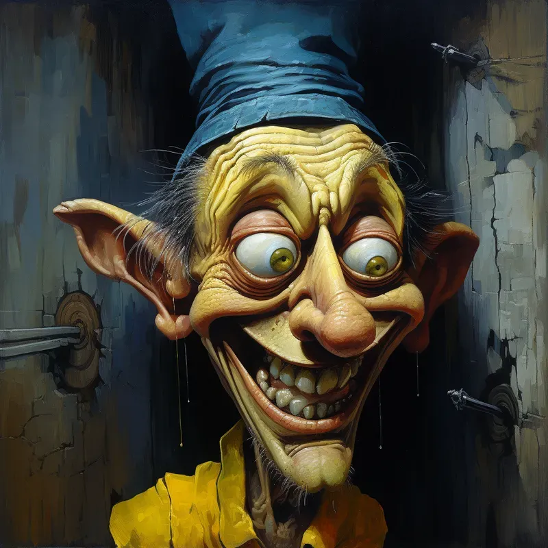 Scary Grotesque Illustrations Midjourney Prompt | PromptBase