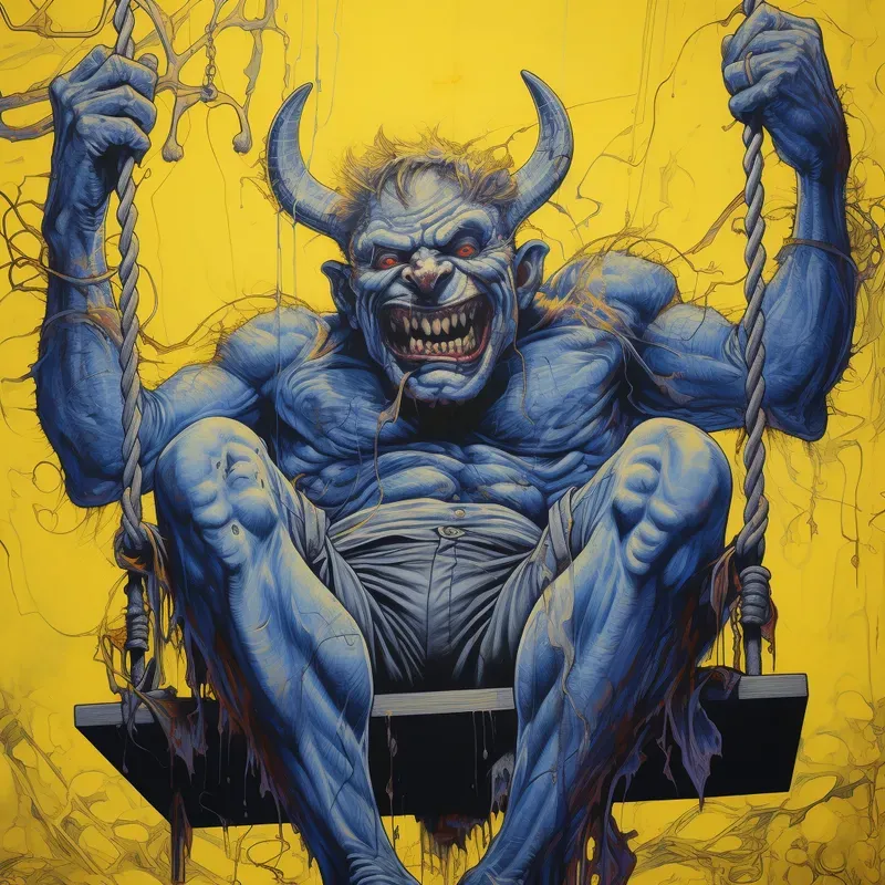 Scary Grotesque Illustrations Midjourney Prompt | PromptBase