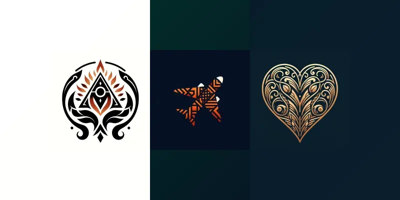 Logo Maori Henna Emblems DALL·E Prompt | PromptBase