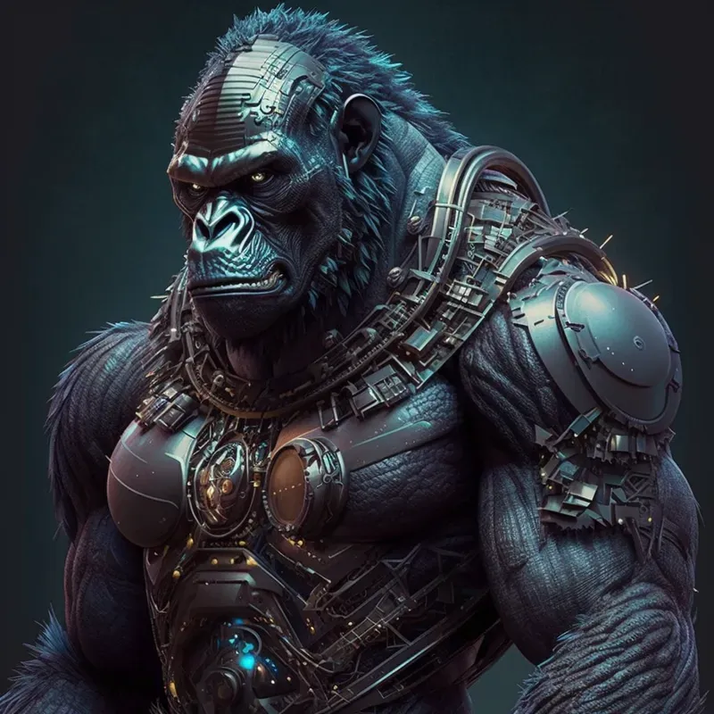 Cyborg Alpha Animals Midjourney Prompt | PromptBase