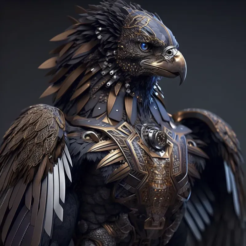 Cyborg Alpha Animals Midjourney Prompt | PromptBase