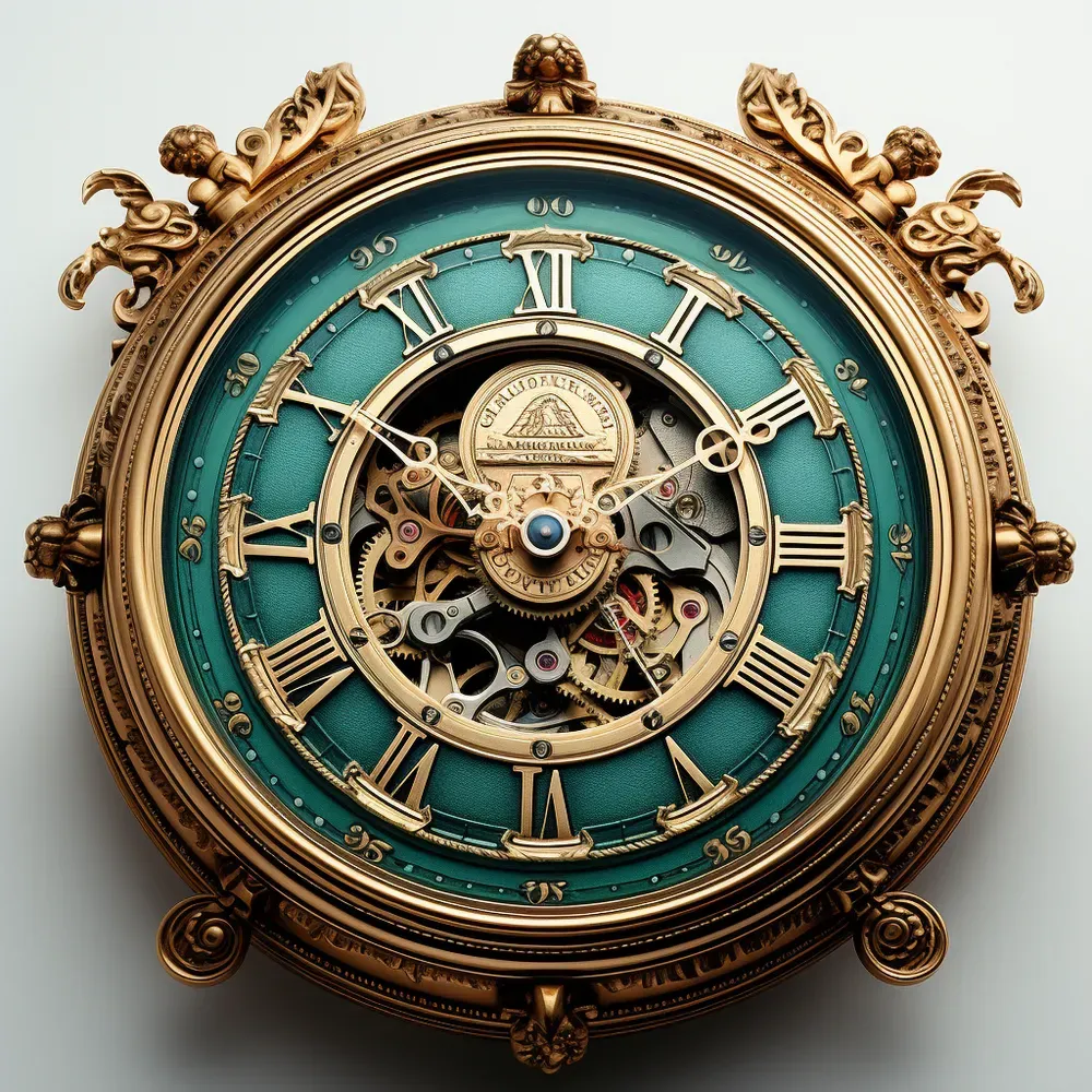 Timeless Splendor Ornate Antique Clocks Midjourney Prompt | PromptBase