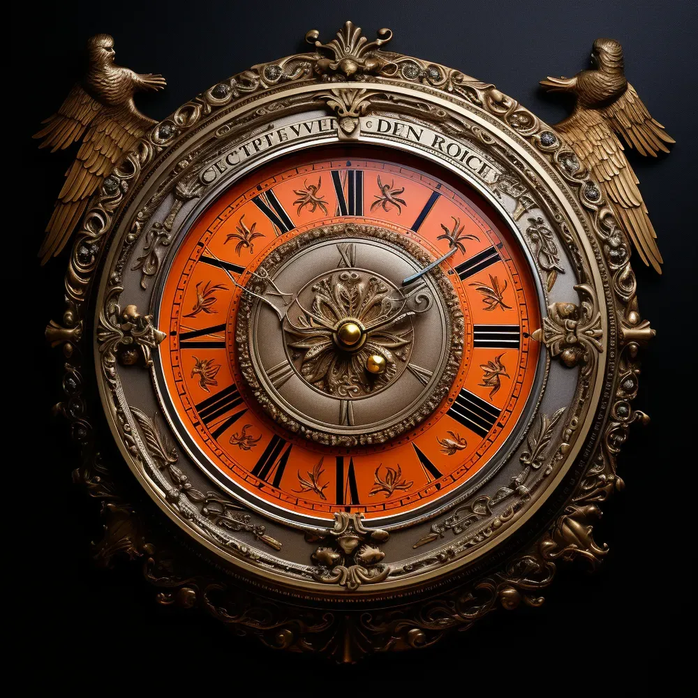 Timeless Splendor Ornate Antique Clocks Midjourney Prompt | PromptBase