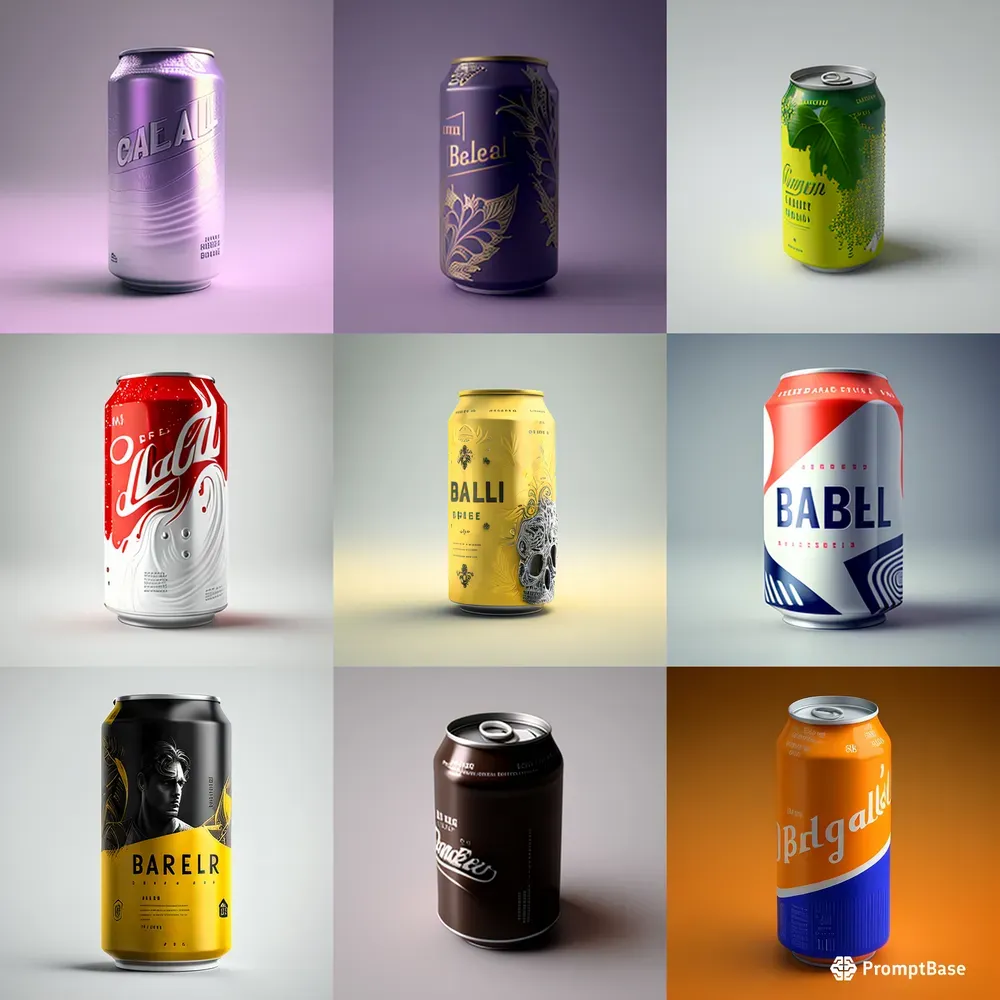 Creative Can Designs Midjourney Prompt | PromptBase