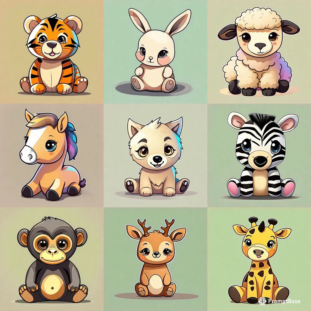 Teddy Animal Illustrations Stable Diffusion Prompt | PromptBase