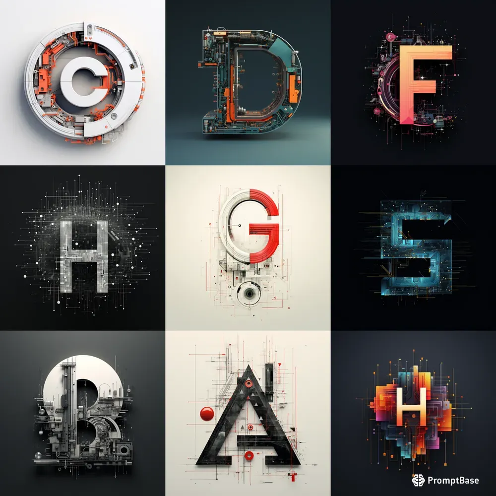 Beautiful Letters Midjourney Prompt | PromptBase