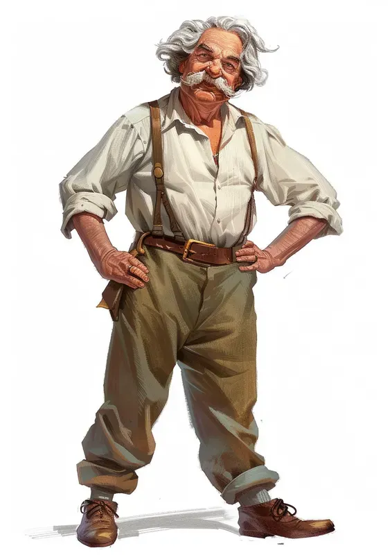 The Adventures Of Tom Sawyer Characters Midjourney Prompt | PromptBase