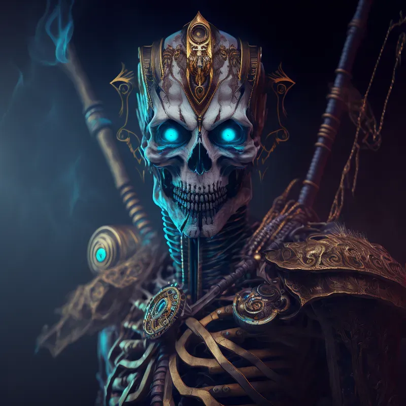 Skeleton Characters Midjourney Prompt | PromptBase