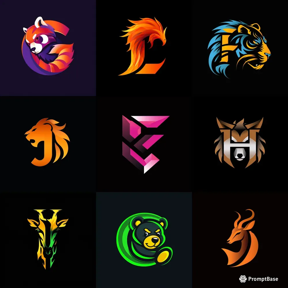 Text Mysterious Stylized Logos Midjourney Prompt | PromptBase