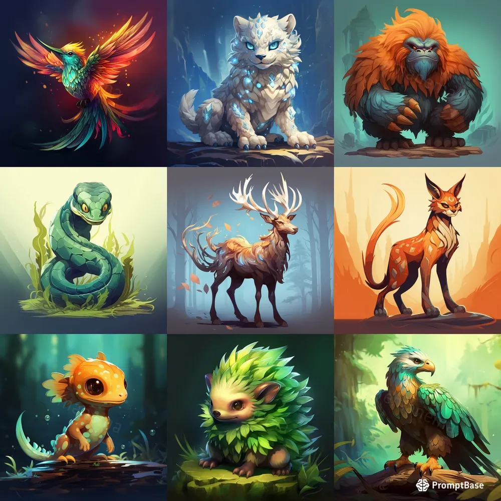 Creatures Concept Art Midjourney Prompt | PromptBase