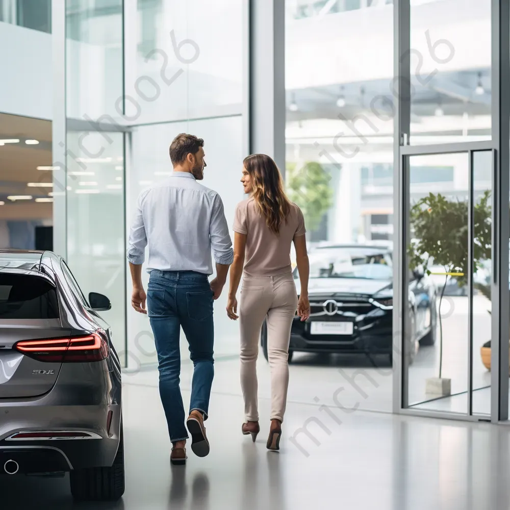 Customers Visit Car Showrooms Midjourney Prompt | PromptBase