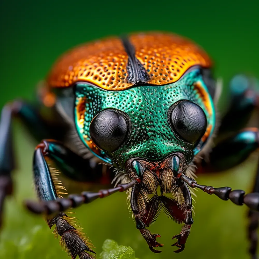 Eyes In The Lenses With Insects Midjourney Prompt | PromptBase
