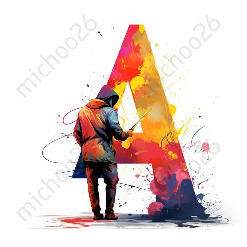 Banksy Letters Of The Alphabet Midjourney Prompt | PromptBase