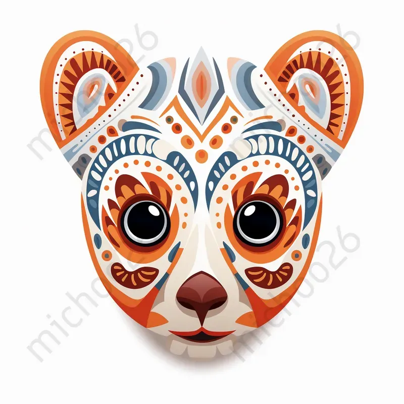 Oaxaca Folk Animal Mask Art Midjourney Prompt | PromptBase