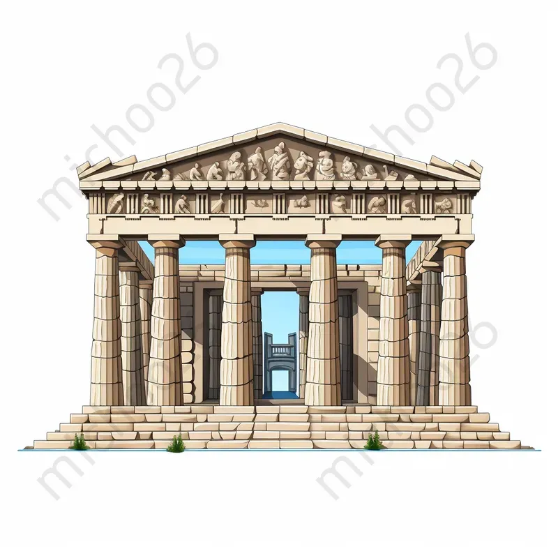 Pixel Art Famous Buildings Objects Midjourney Prompt | PromptBase