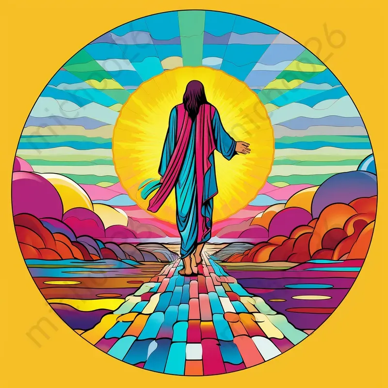 Religious Pop Art Midjourney Prompt | PromptBase