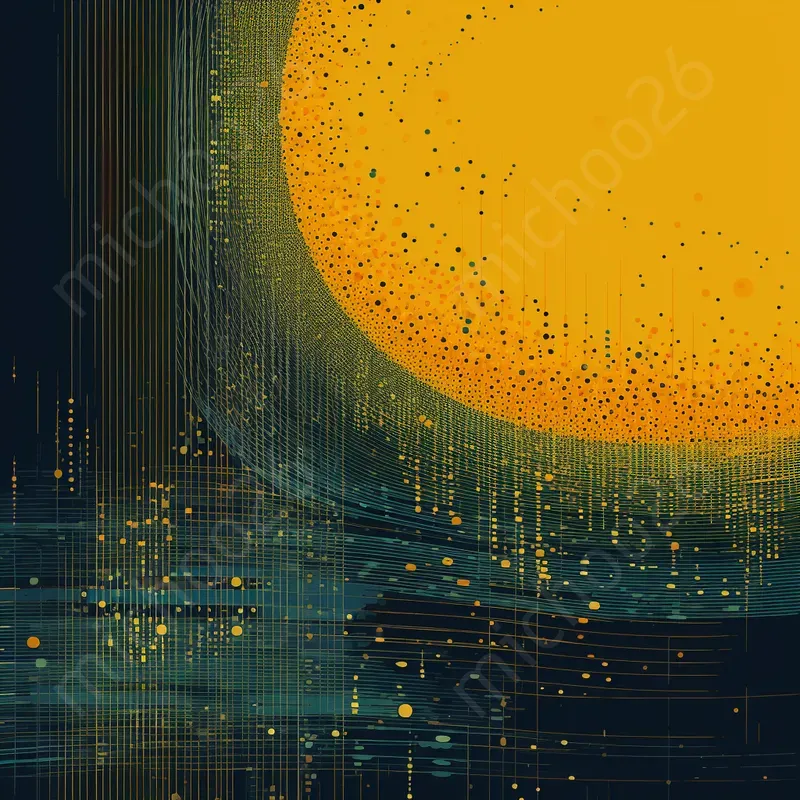 Dots And Lines In Color Patterns Midjourney Prompt | PromptBase