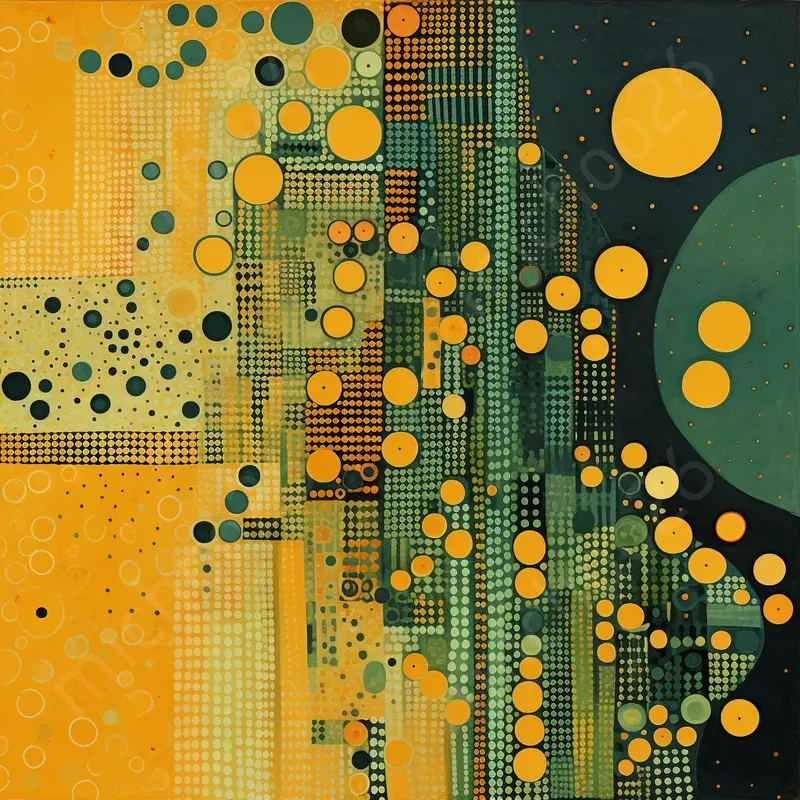 Dots And Lines In Color Patterns Midjourney Prompt | PromptBase