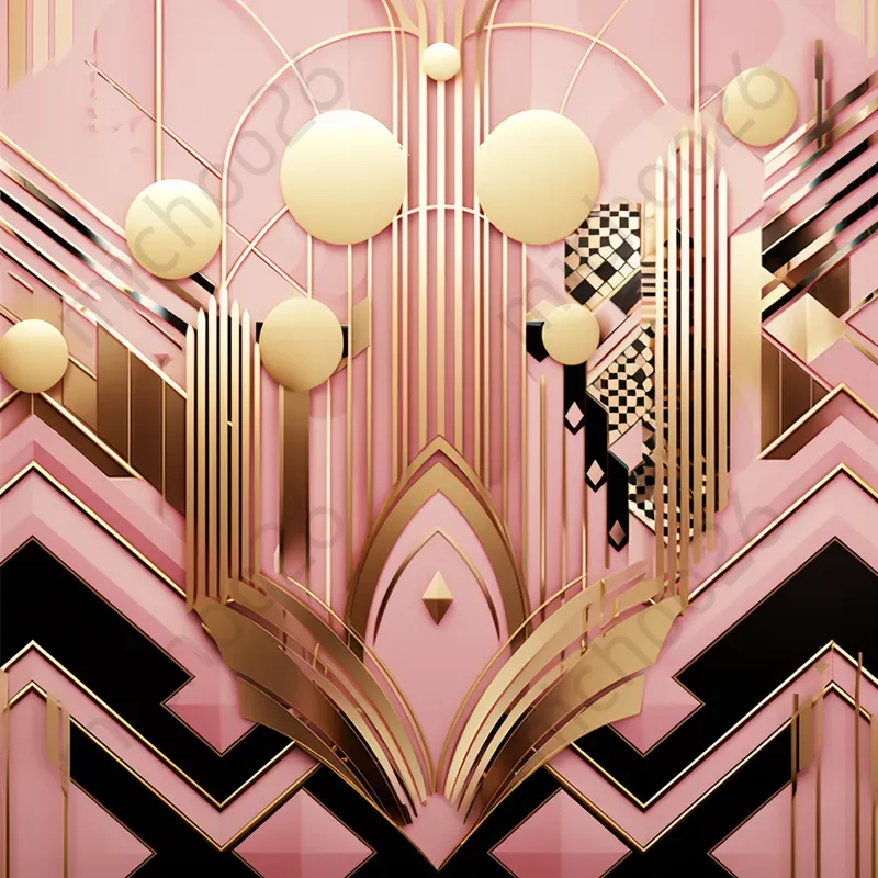 Glamour Deco Art Patterns Midjourney Prompt | PromptBase