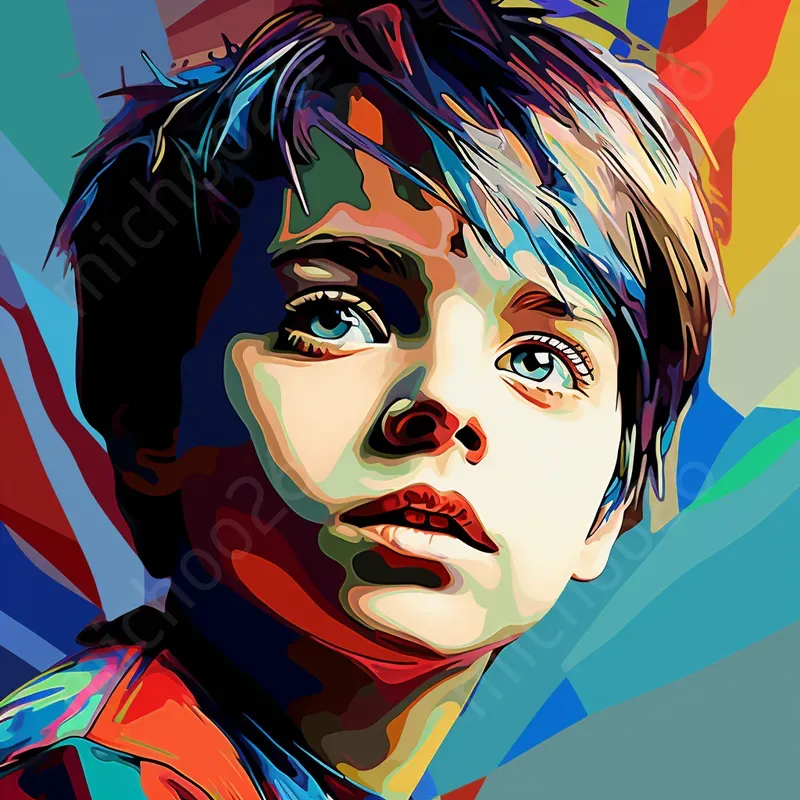 Tie Dye Colors Portraits Midjourney Prompt | PromptBase