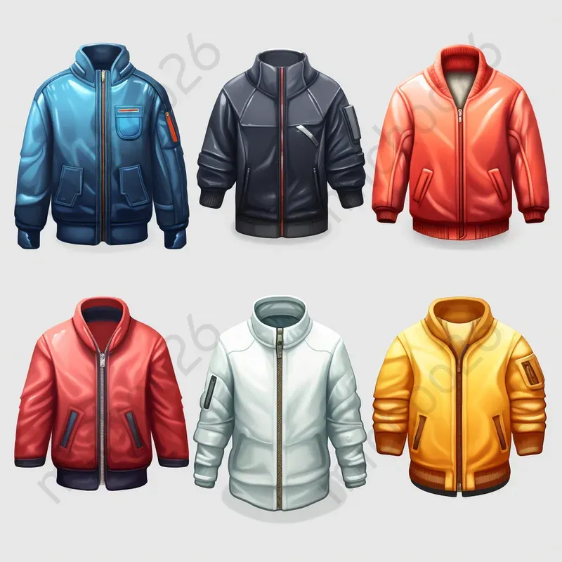 Clothing Icons For Games And Applications Midjourney Prompt | PromptBase