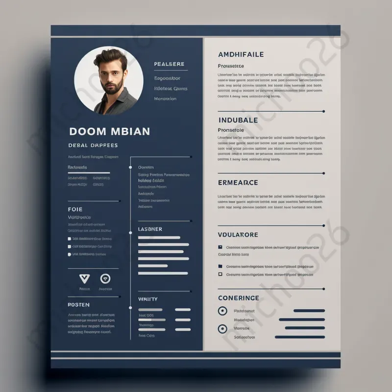 CV Templates In Various Colors Midjourney Prompt | PromptBase