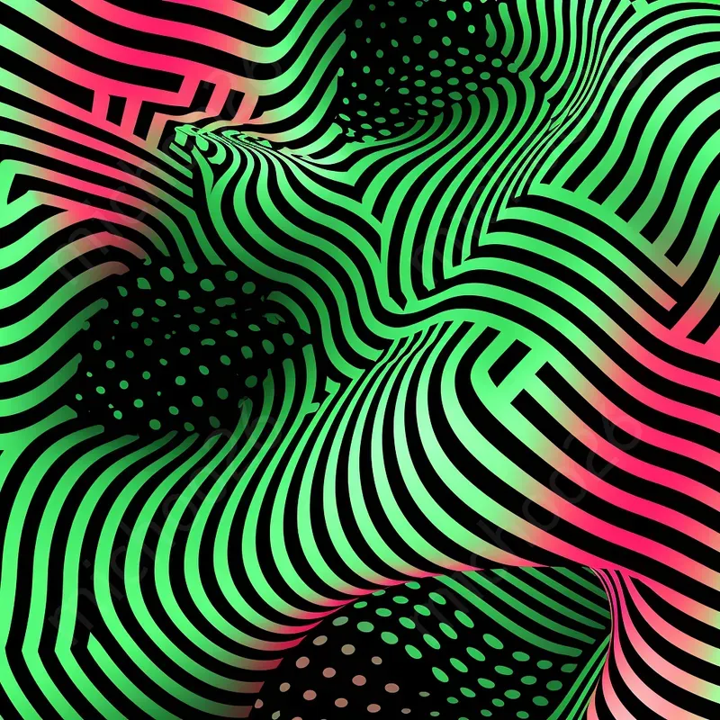 Dynamic Points And Lines Patterns Midjourney Prompt | PromptBase