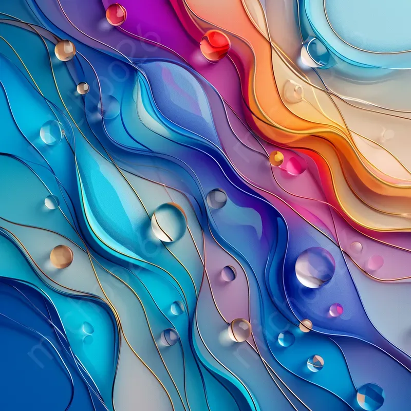 Sleek Metallic Color Patterns Midjourney Prompt | PromptBase