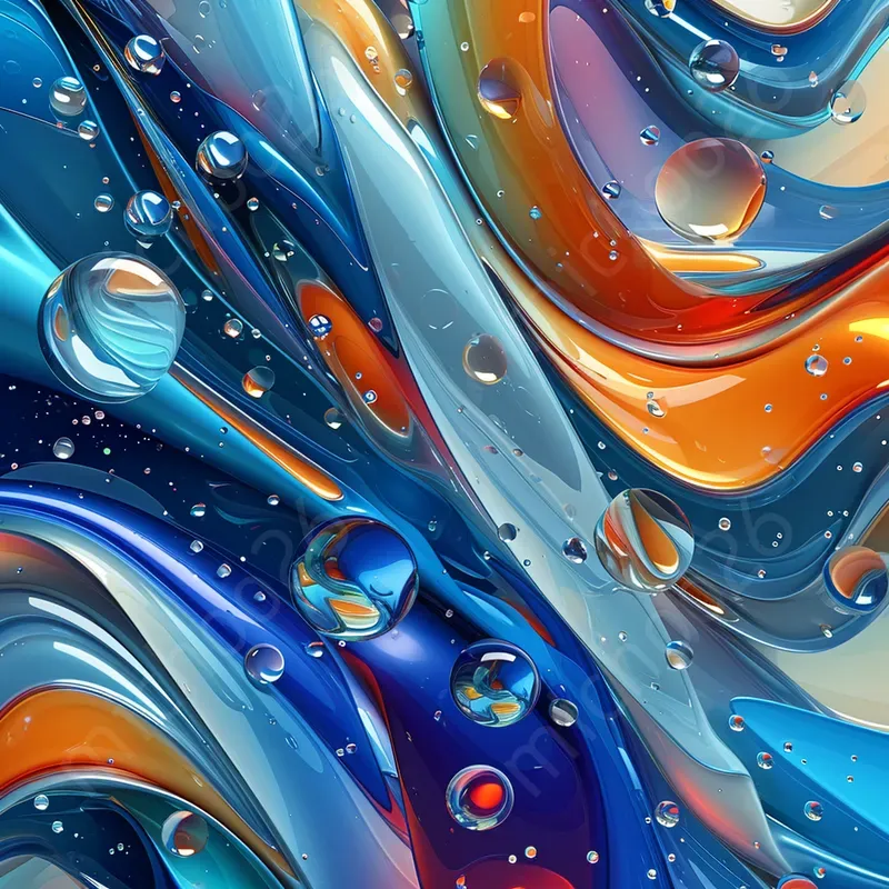 Sleek Metallic Color Patterns Midjourney Prompt | PromptBase