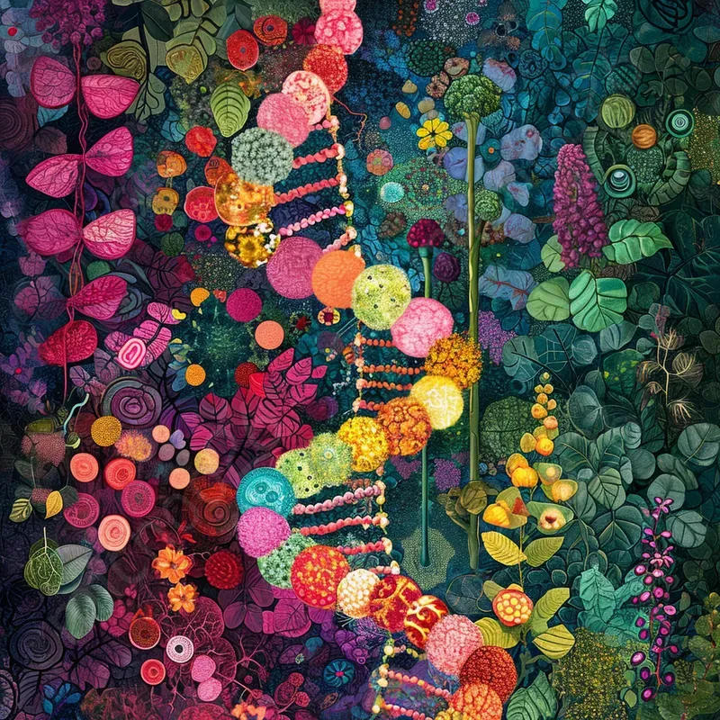 Dna Motifs Patterns Of Anything Midjourney Prompt | PromptBase