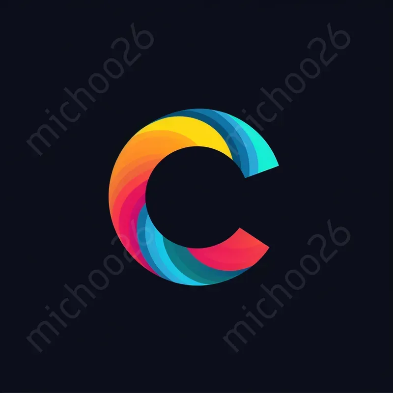 Rounded Logos Based On Letters Midjourney Prompt | PromptBase