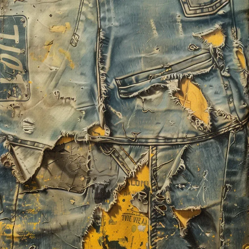 Junk Style Fabric Patterns Midjourney Prompt | PromptBase